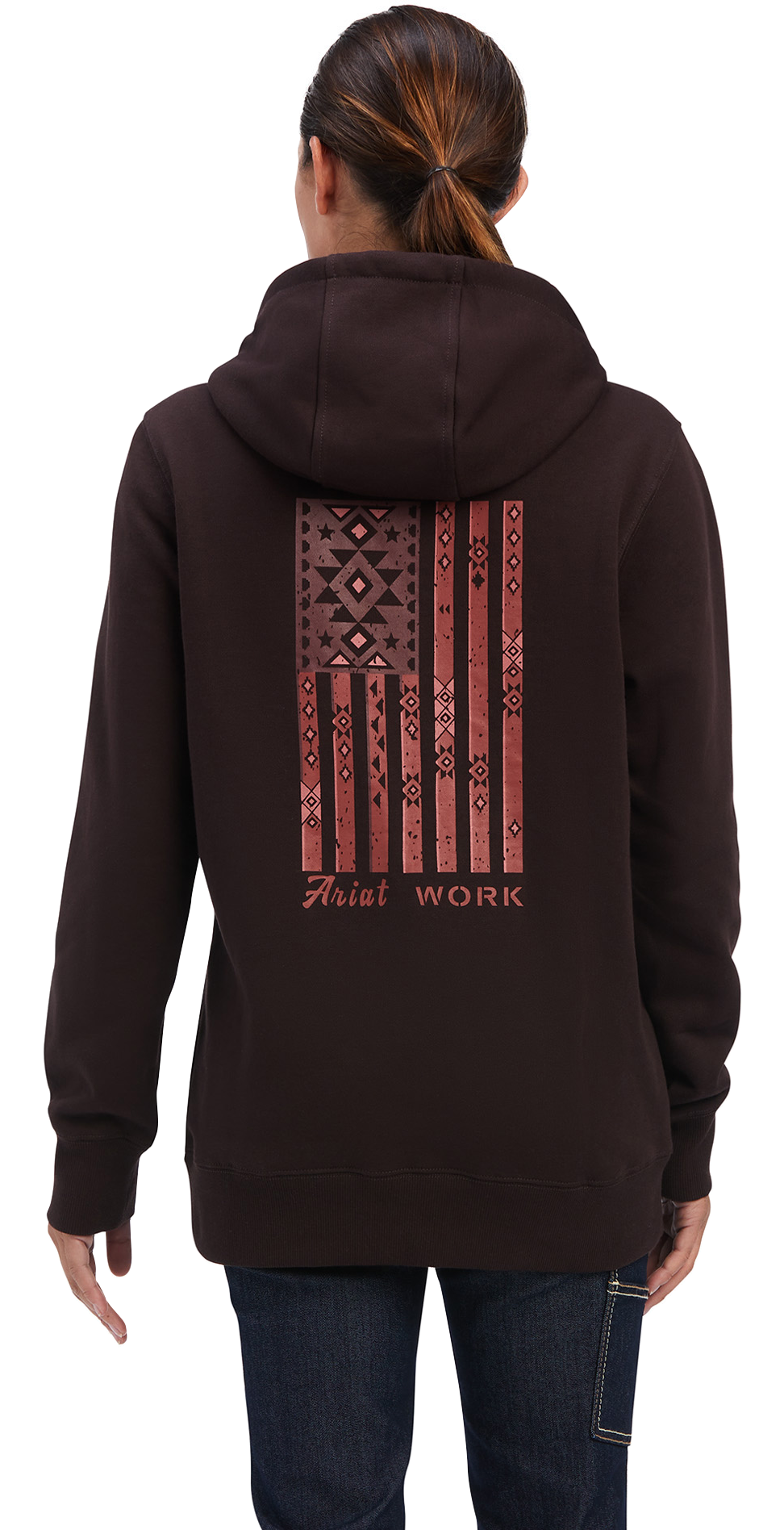 Ariat Rebar Aztec Flag Graphic Hoodie for Ladies | Cabela's